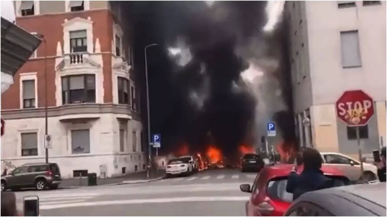 Italy Blast: Massive explosion in Milan cause several injuries- इटली के ...