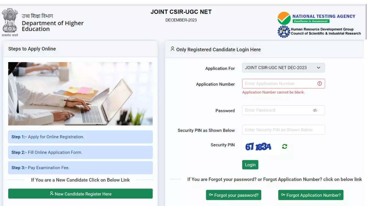 CSIR UGC NET 2023 Registration Start at csirnet.nta.ac.in Download CSIR ...