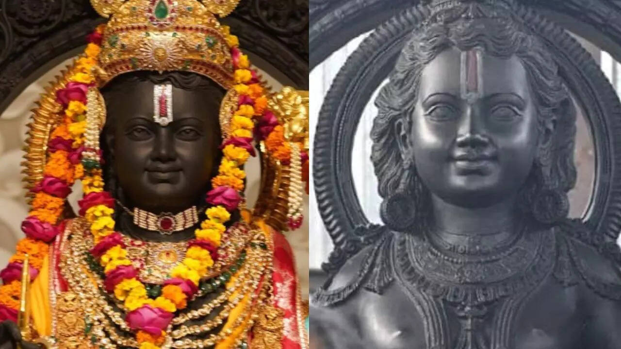 Ram Lalla Murti Hd Photo, Ayodhya Ram Mandir Murti Photo Hd Download ...