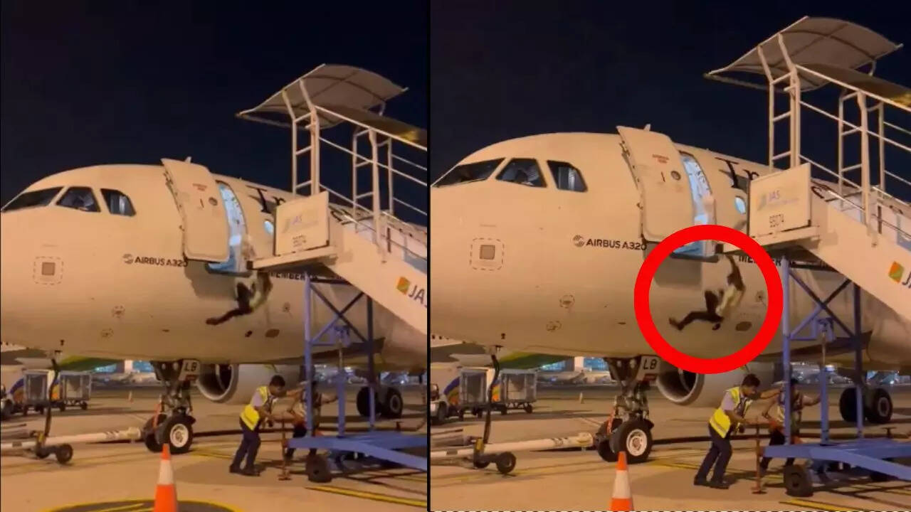 today trending video man fall from airplane horrifying scene captured ...