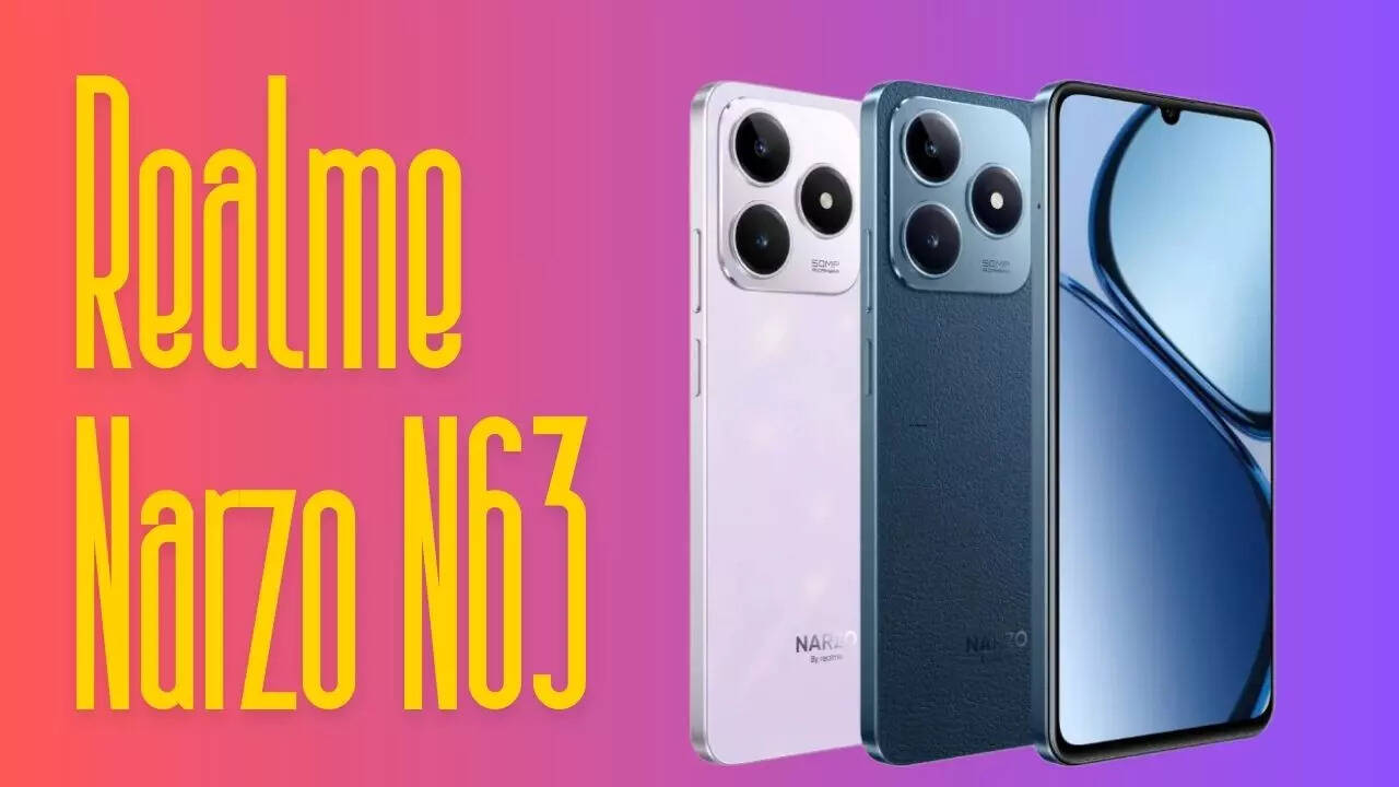 Realme Narzo N63 Launched in India With 50MP Camera 45W Fast Charging ...