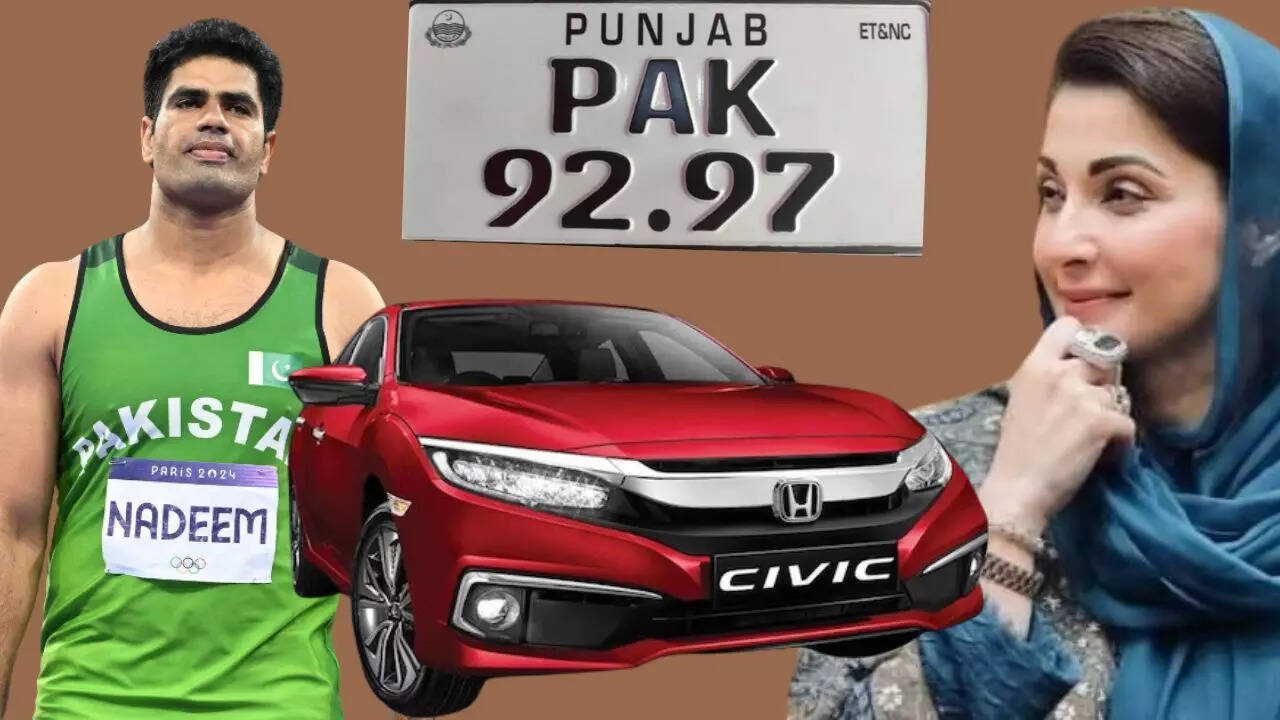 Maryam Nawaz Gifts Honda Civic With VIP Number To Arshad Nadeem