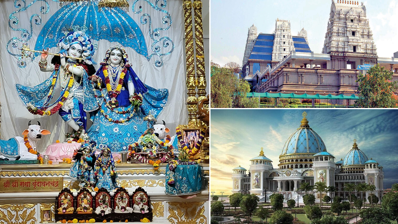 Iskcon Temple in India: इस शहर में है भारत का सबसे बड़ा इस्कॉन मंदिर ...