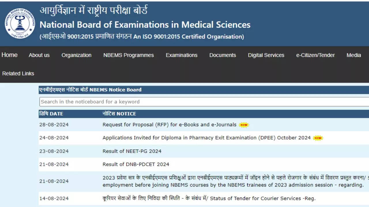 NEET PG Score Card 2024: Release Today at natboard.edu.in Download NEET ...