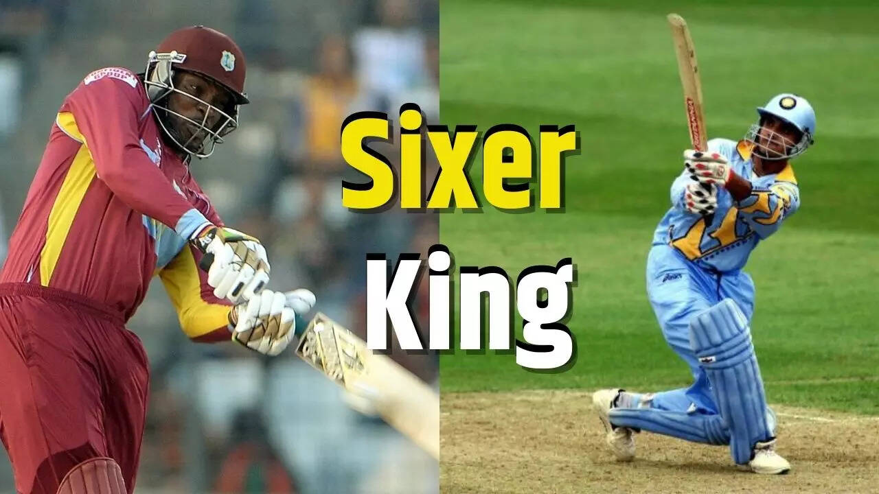 Sourav Ganguly to Chris Gayle Most Six in Champions Trophy - चैम्पियंस ...