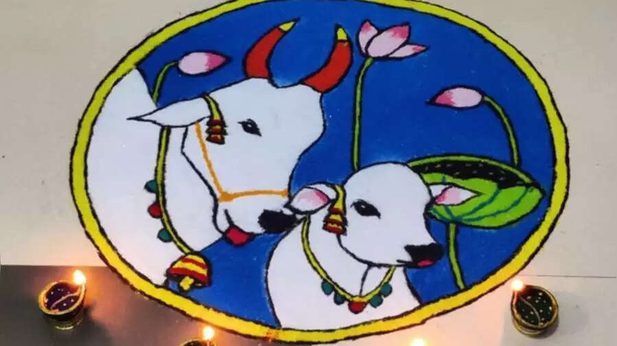 Bhai Dooj Rangoli Designs 2024 (भाई दूज की रंगोली): Simple Bhai Dooj ...