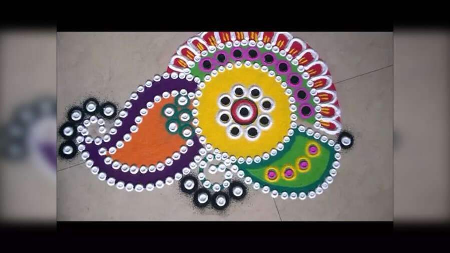 Bhai Dooj Rangoli Designs 2024 (भाई दूज की रंगोली): Simple Bhai Dooj ...