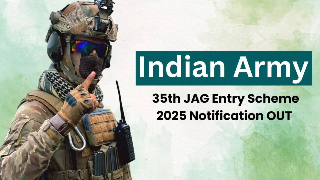 Indian Army 35th JAG Entry Scheme 2025 Notification out check ...
