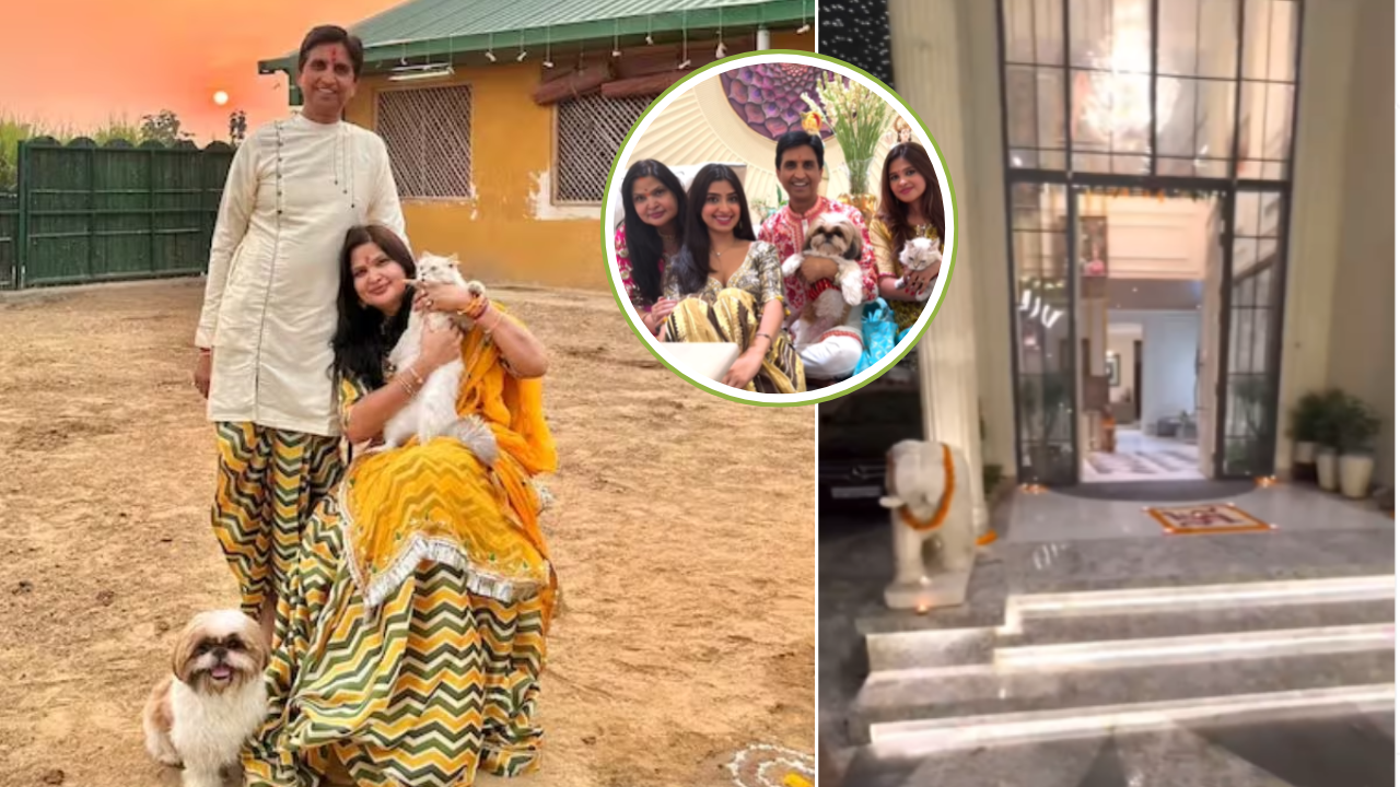 अंदर से ऐसा दिखता है कुमार विश्वास का महल जैसा घर, शहर-गांव में बनाया सपनों का आशियाना.. फोटोज ...