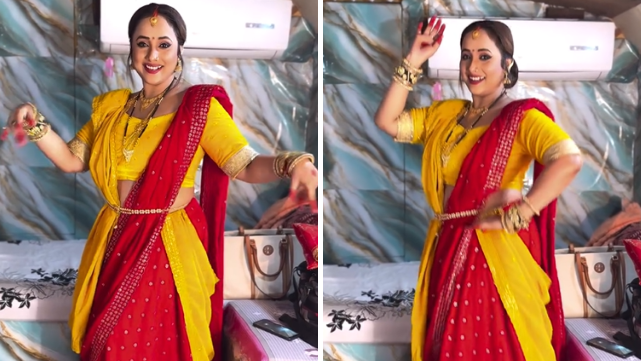 गले में मंगलसूत्र और मांग में सिंदूर...Rani Chatterjee ने लगाए ठुमके ...