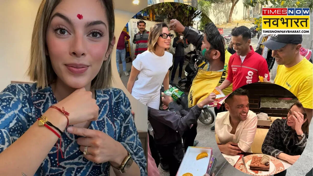 deepinder goyal Mexican wife Gia Goyal Holi celebration with Zomato ...