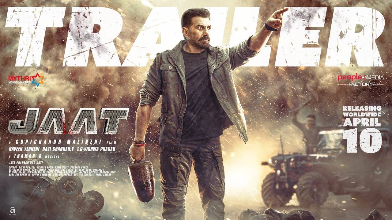 Jaat Trailer: अबकी बार पंखा उखाड़ फेंकेंगे सनी देओल, रणतुंगा के पापों ...