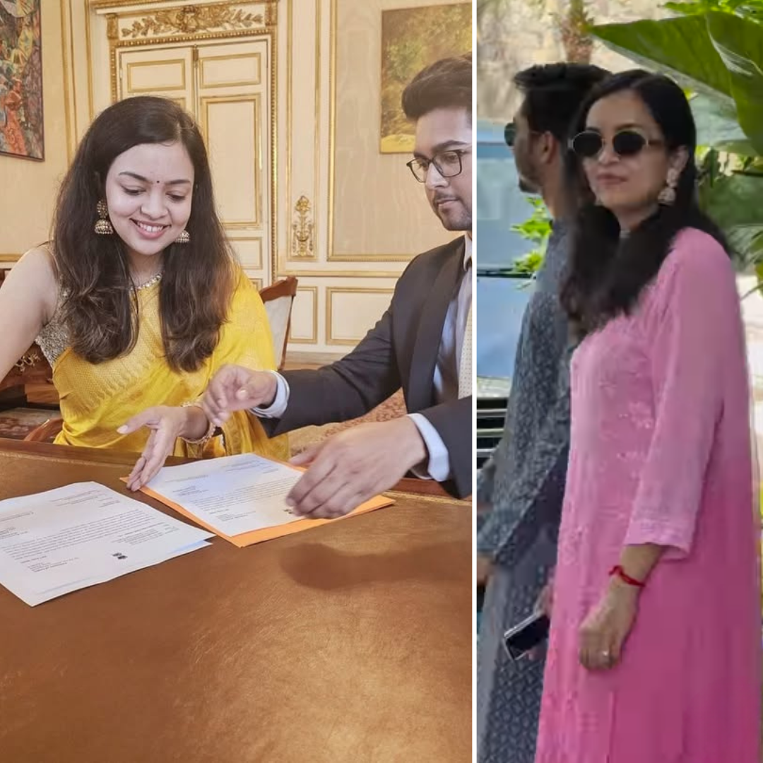 IFS apala mishra wedding with abhishek bakolia in jim corbett haldi ...