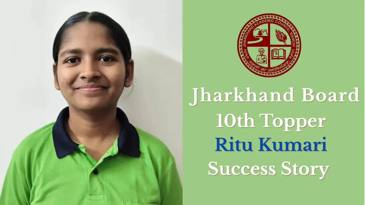 jac Jharkhand board 10th result 2025 second state topper ritu kumari ...