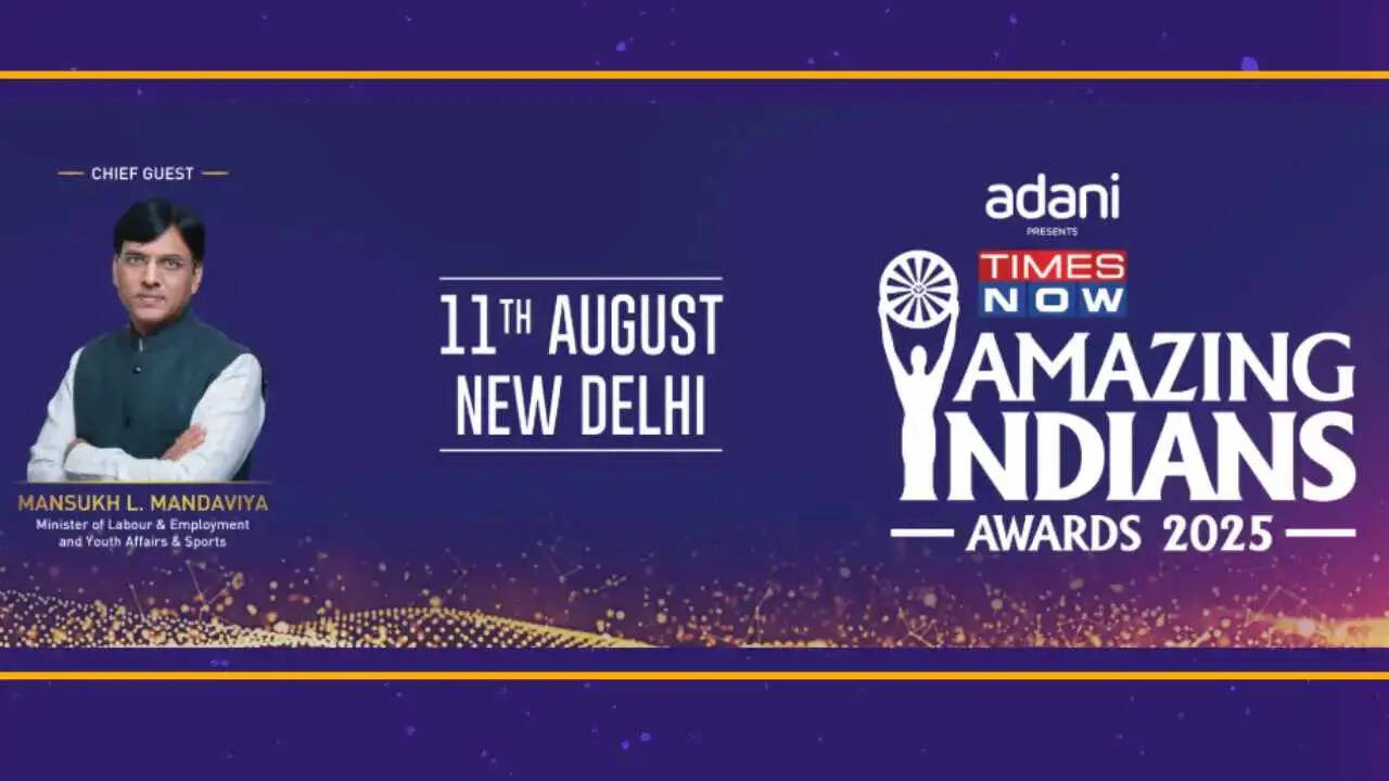 Times Now Amazing Indians Awards 2025 का भव्य आयोजन आज शाम दिल्ली में ...
