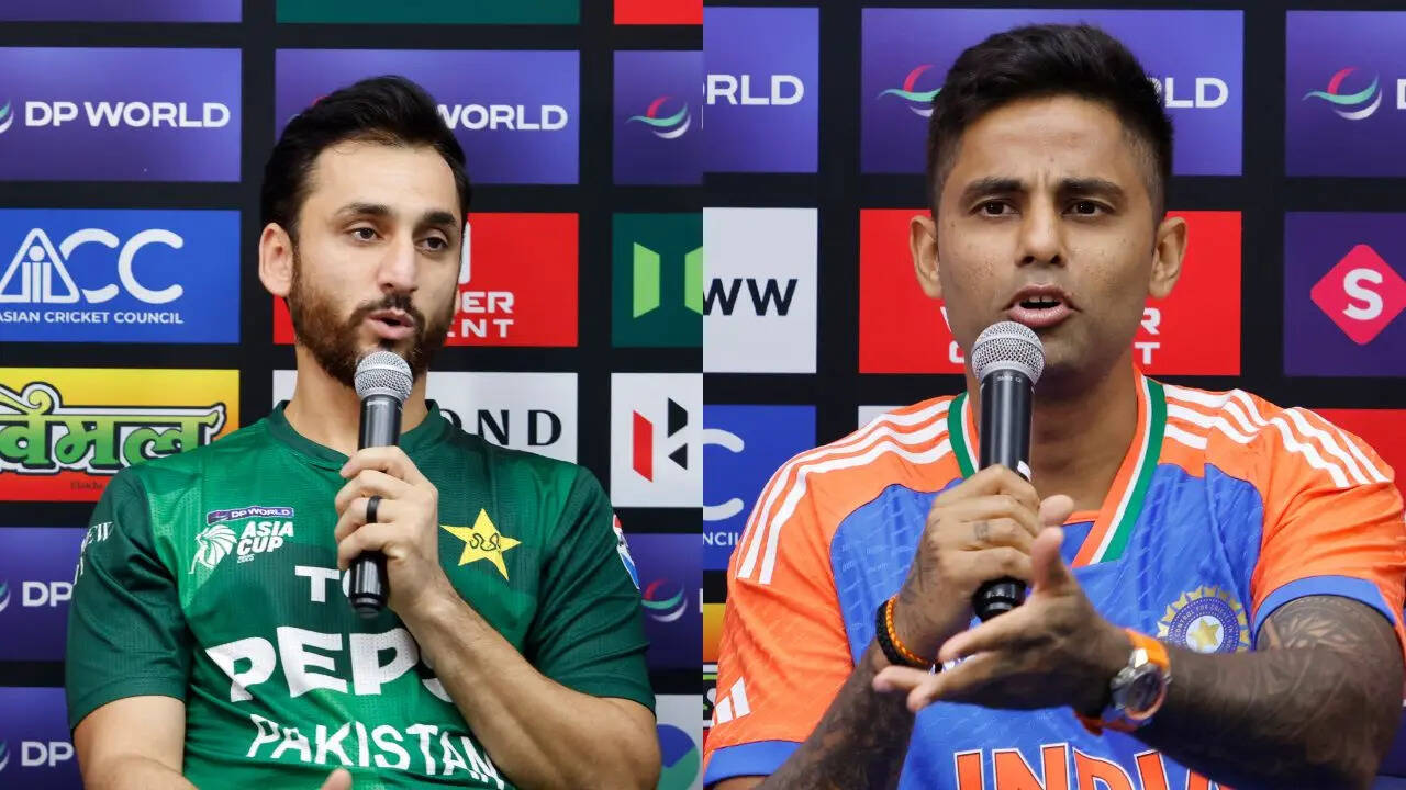 IND vs PAK Match Se Pehle Takraar: Suryakumar Yadav Salman Agha banter before IND vs PAK Asia ...