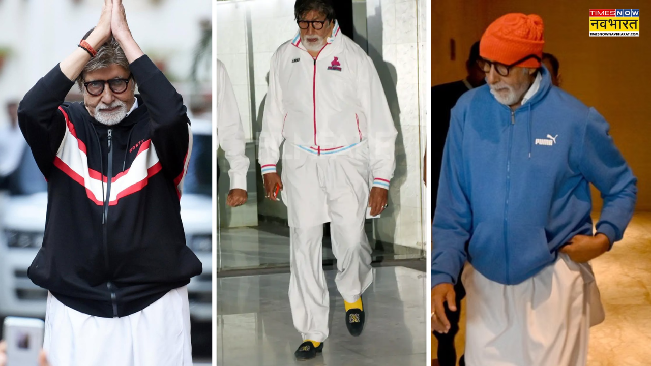 aaradhya bachchan grandfather amitabh bachchan aces tracksuit fashion ...
