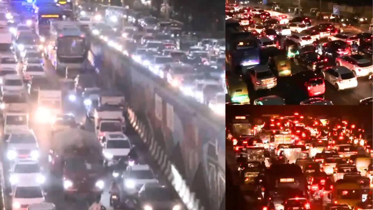 Heavy Traffic Jams Hits Delhi-NCR Ahead of Diwali 2025 and Dhanteras ...