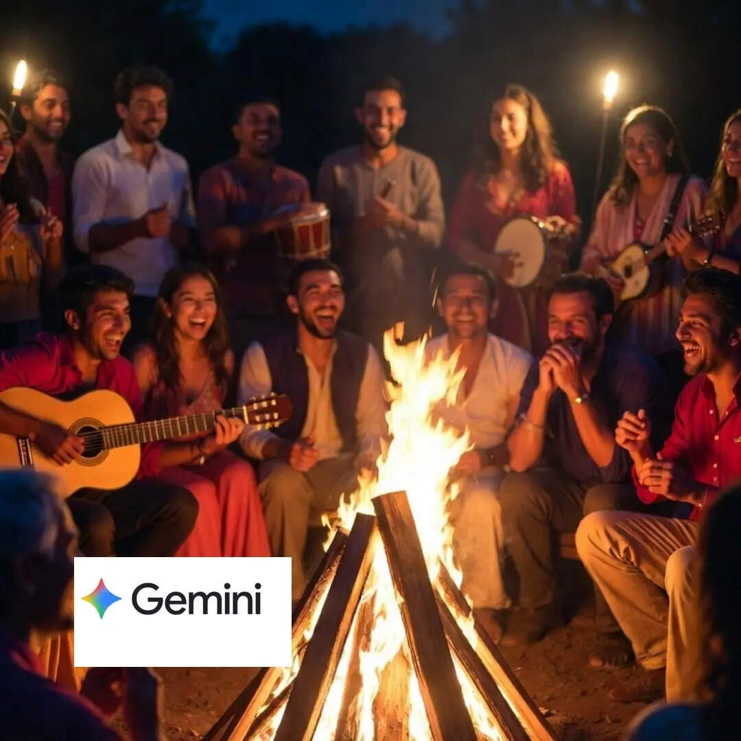 Lohri Gemini Nano Banana Prompts: लोहड़ी पर Gemini Nano से बनवाएं ...