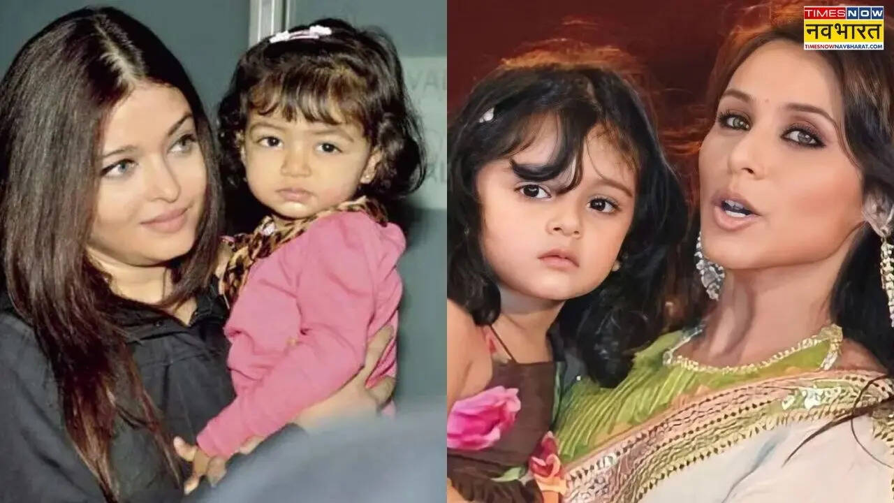 aishwarya rai rai ki beti aaradhya aur rani mukerji ki beti adira sagi ...