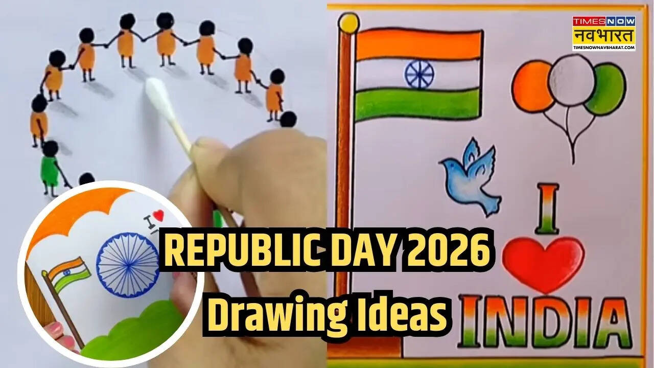 republic day 2026 drawing easy and beautiful for kids gantantra divas ...