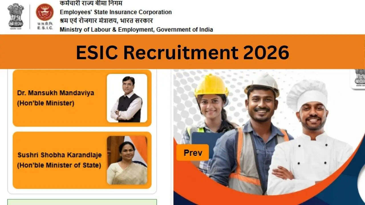 ESIC Recruitment 2026: For 225 Posts Of IMO Grade 2 Know Qualification ...