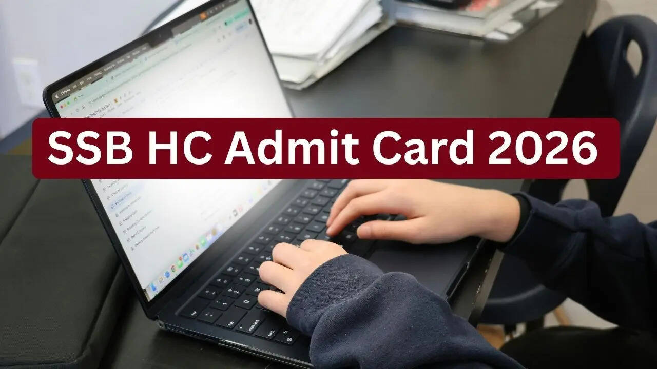 SSB HC Ministerial PET PST Admit Card 2026 OUT Download it from ssb.gov ...