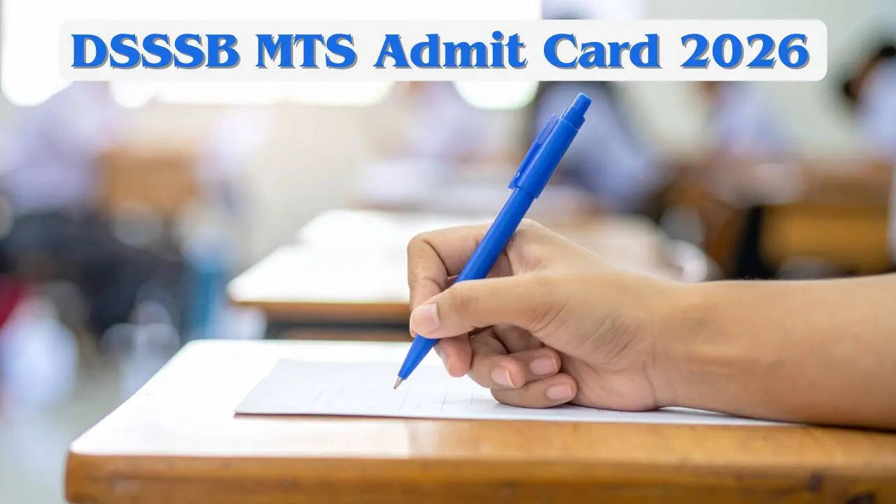 DSSSB MTS Admit Card 2026 Released at dsssb.delhi.gov.in to fill 714 ...