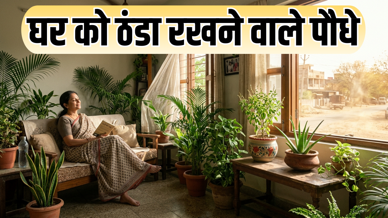 Ghar ko thanda karne wale paudhe kaun se hai (घर को ठंडा रखने वाले पौधे ...