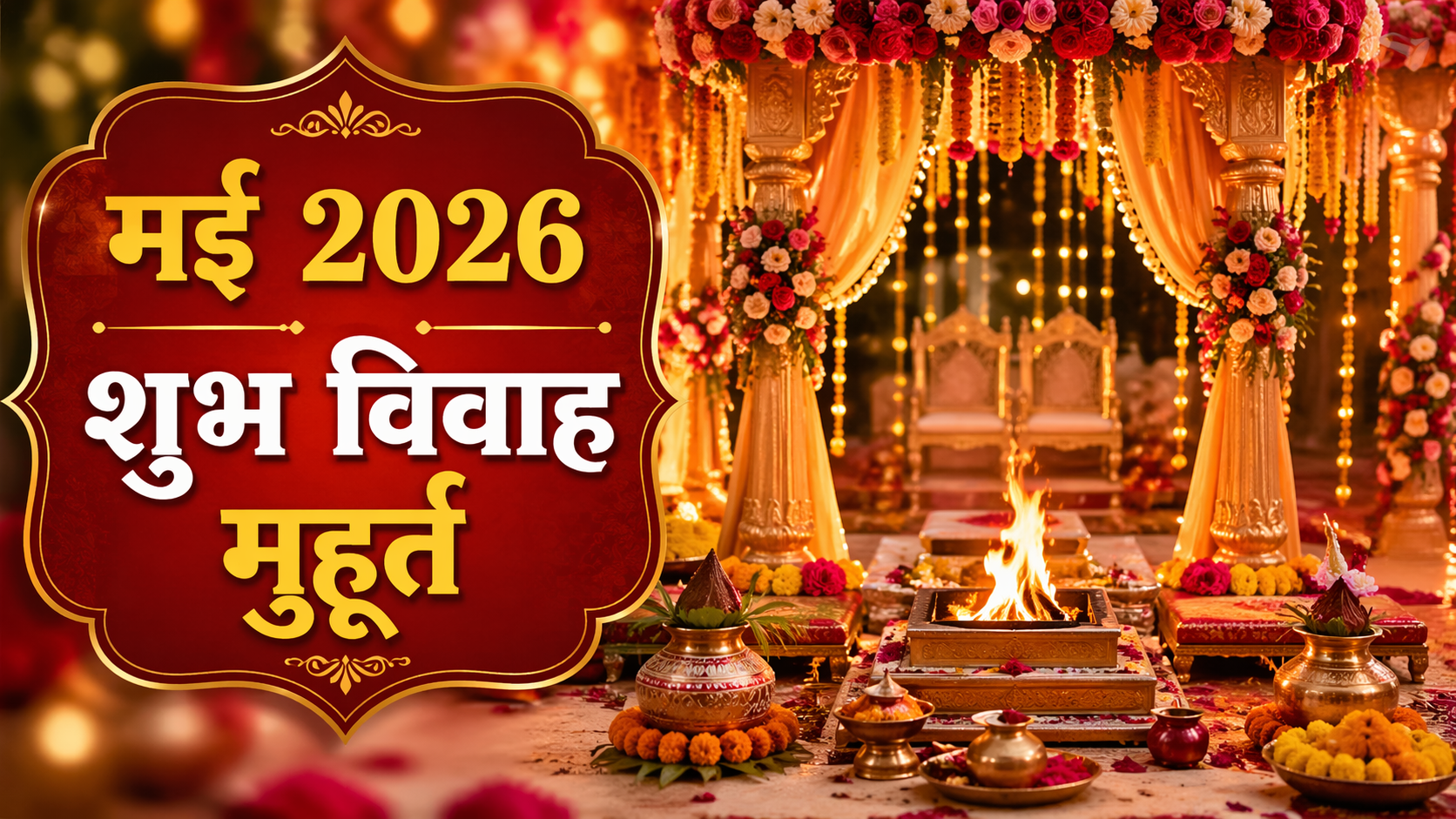 मई 2026 शुभ विवाह मुहूर्त (Wedding Dates May 2026), May 2026 Shubh ...