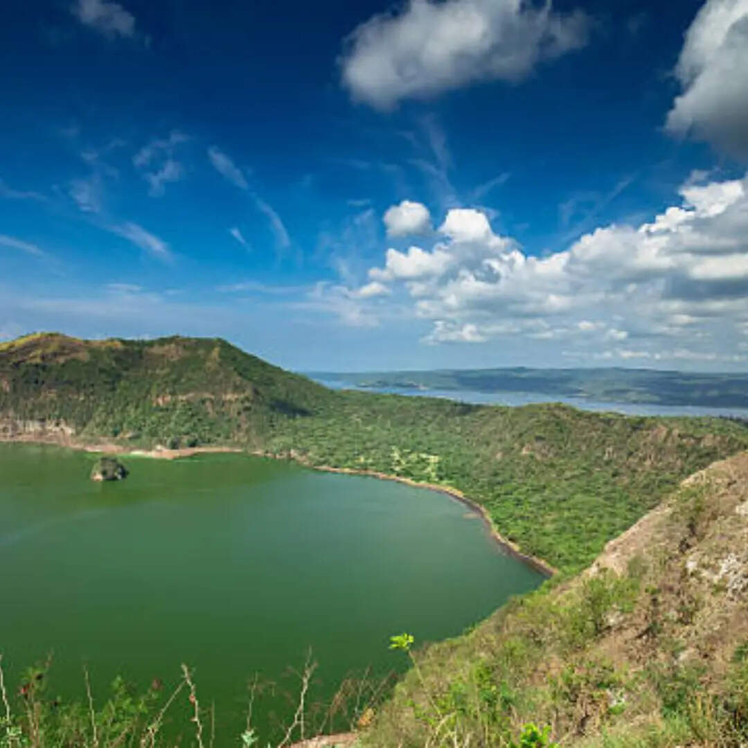 एक लेक के अंदर द्वीप फिर उसके अंदर झील..., धरती की इस अनोखी जगह को देख ...