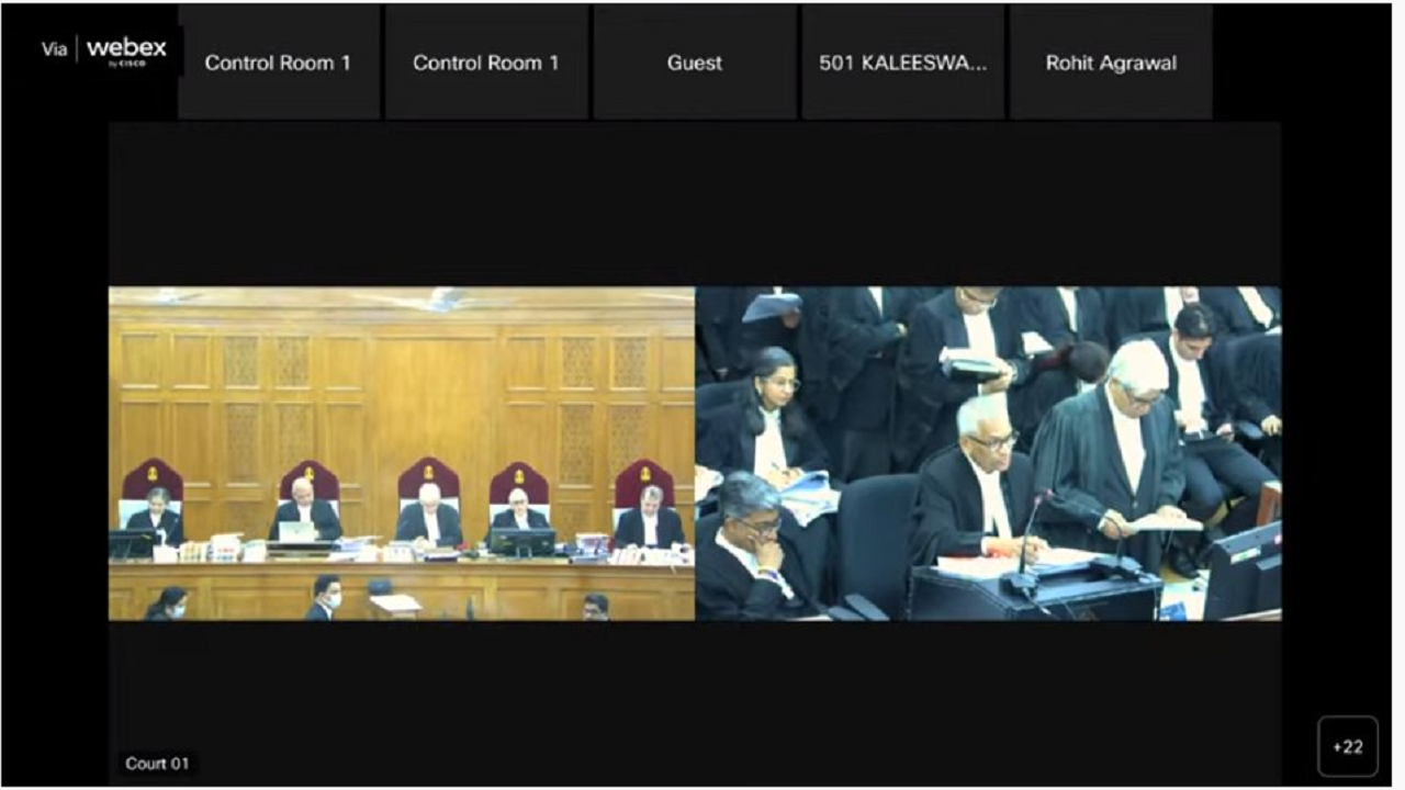 first time Constitution Bench of Supreme Court live streams three ...