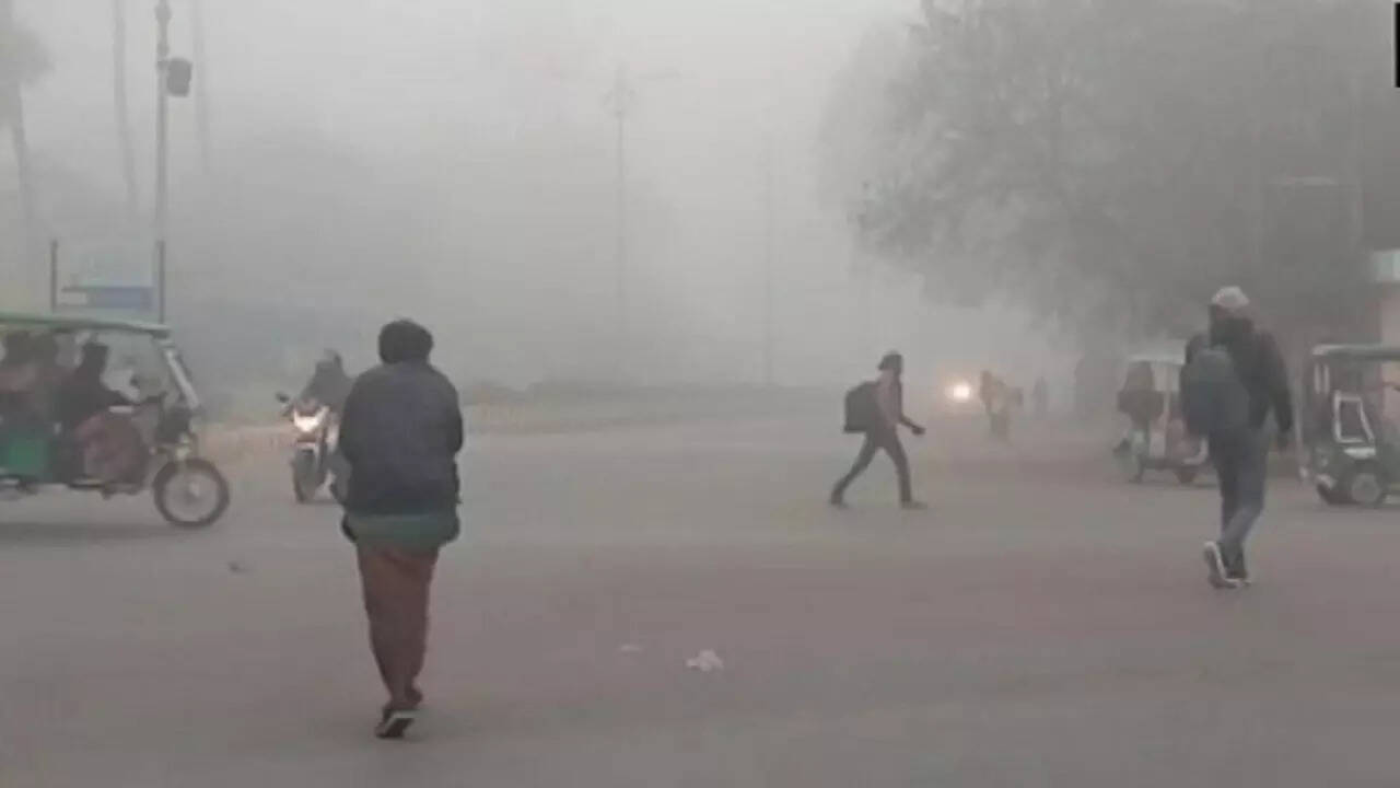 Agra Temperature Dense fog and cold wave alert till 31st December in ...
