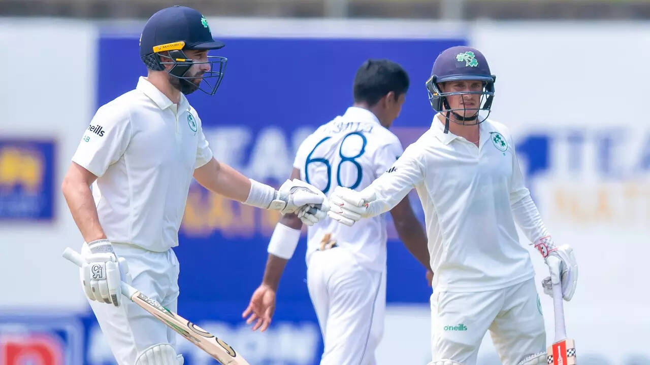 SL vs IRE 2nd Test Day 1 Highlights Andy Balbarnie and Paul Stirling ...