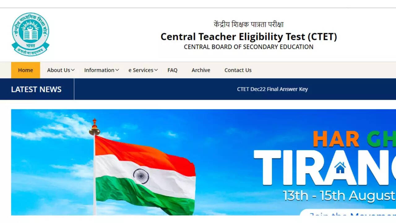 CTET Exam Date 2023: CTET July 2023 Exam Date Released at ctet.nic.in check here ctet exam date ...