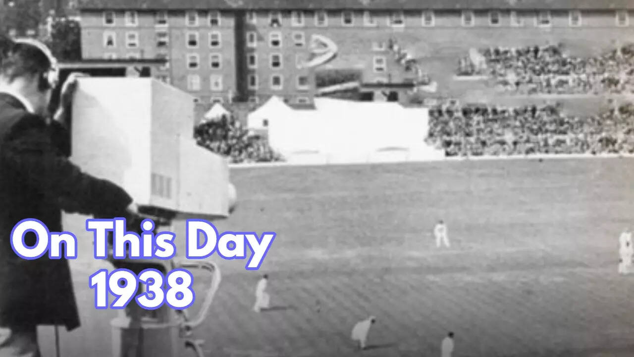 On This Day 1938 first televised Test match Played Between England vs ...
