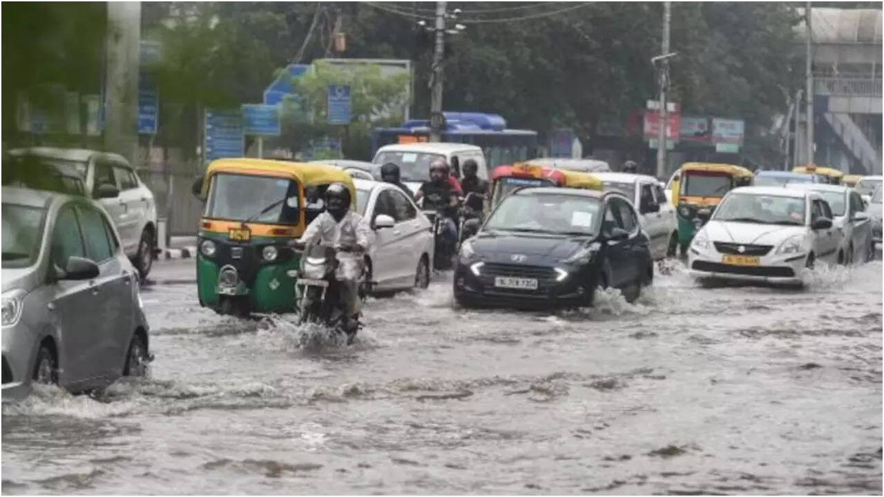 Monsoon IMD Issues Rain alert in Delhi, MP, Himachal and Uttarakhand and Flood Warning in ...