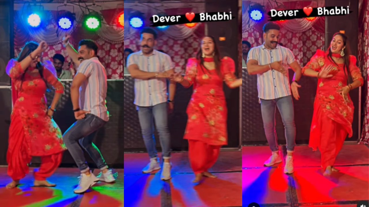 Dance Video: हरियाणवी गाने पर देवर-भाभी ने फ्लोर पर लगाई आग, डांस देख यूजर्स हुए दीवाने | Times ...