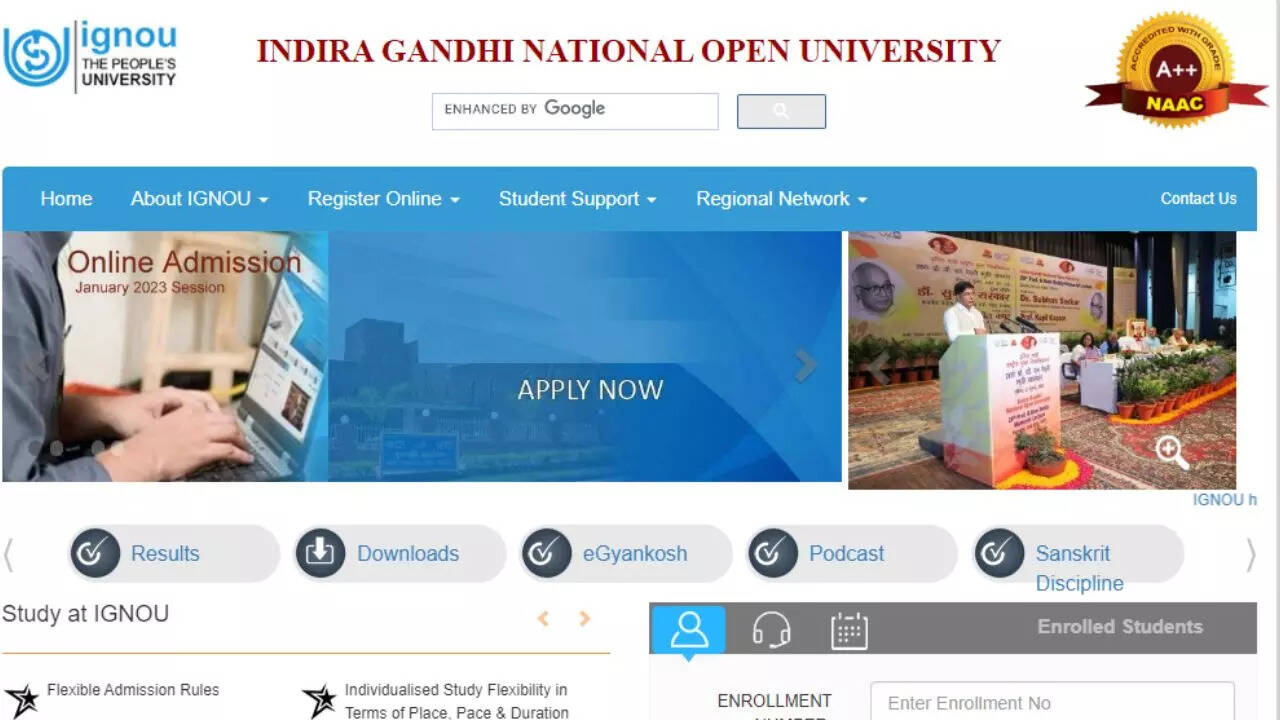 IGNOU December 2023 Date sheet Released: at ignou.ac.in download here ...