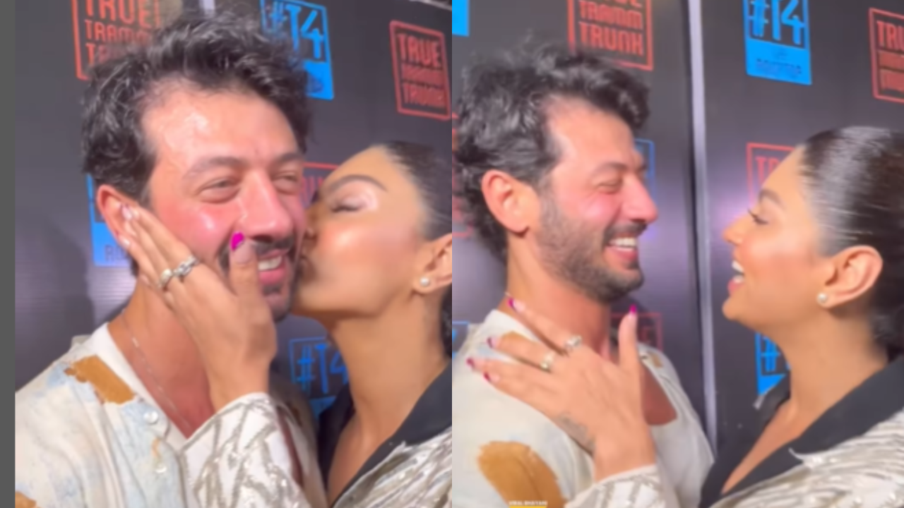 Bigg Boss OTT 2: Jad Hadid and Akanksha Puri Kiss after bigg boss house, video goes viral on ...