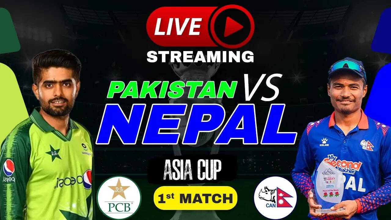 Pakistan vs Nepal Asia Cup 2023 Live Streaming, PAK vs NEP ODI Live Cricket Score Streaming ...