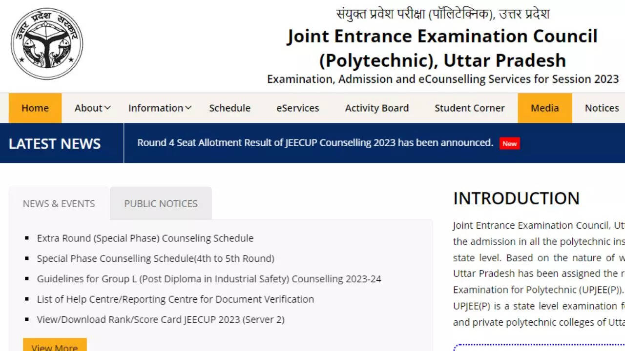 JEECUP UP Polytechnic Result 2023: JEECUP UP Polytechnic Seat allotment Result 2023 soon at ...