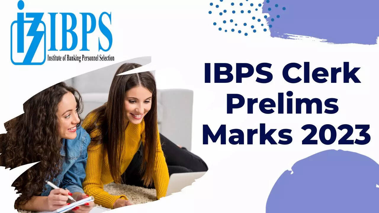 IBPS Clerk Prelims Marks 2023 released at ibps.in check here IBPS Clerk Score Card 2023 Direct ...