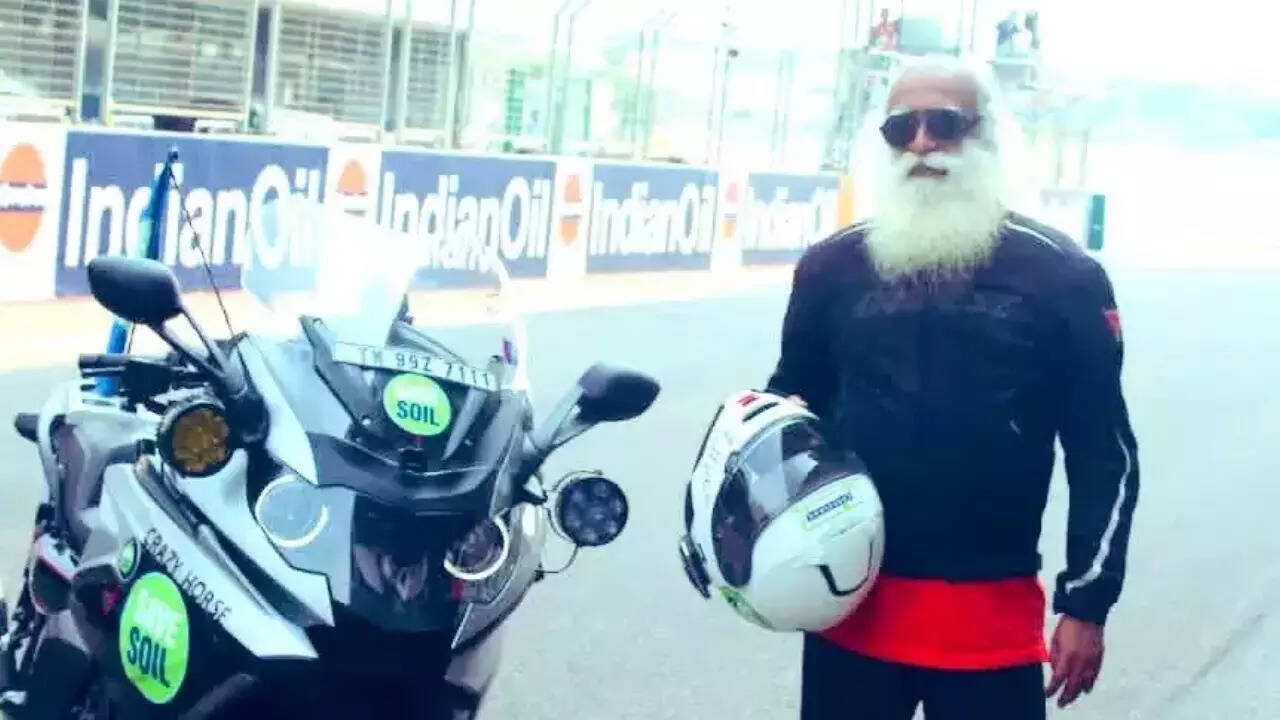 Sadhguru Bike Riding On Race Track MotoGP Racing India Know What He ...