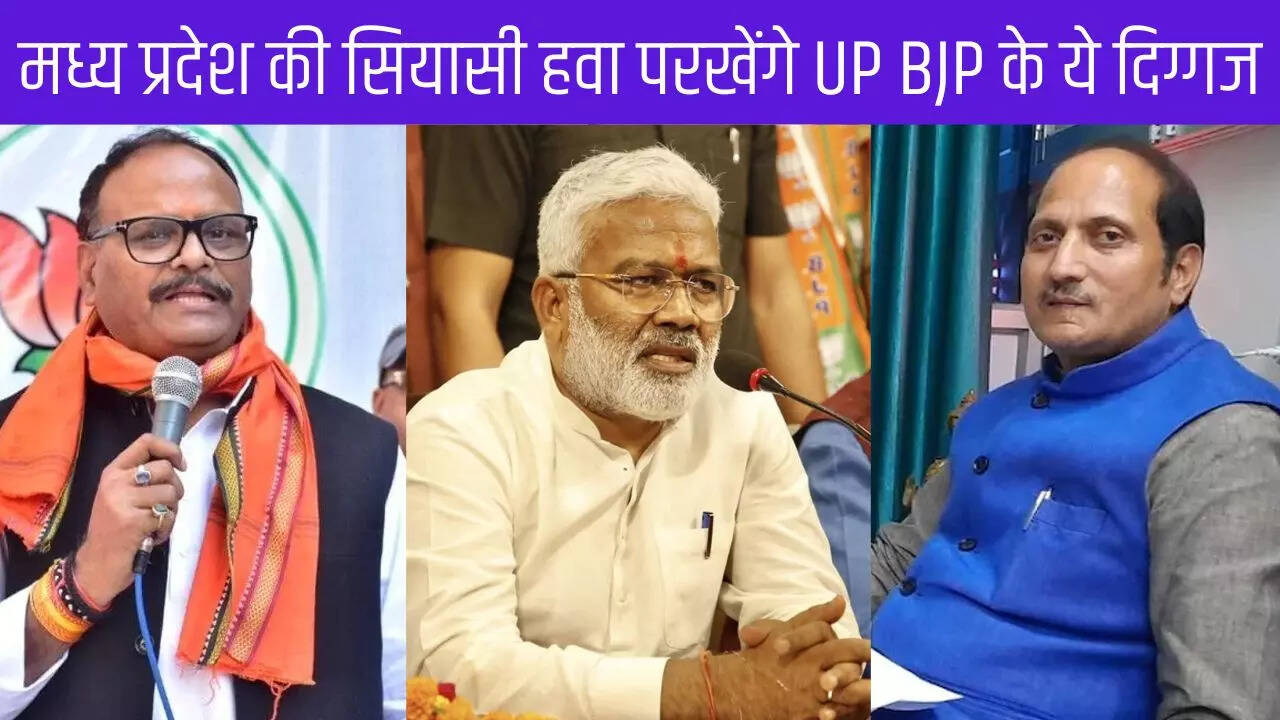 UP BJP Big Leaders Will Asses Ground Reality In Madhya Pradesh For Assembly Elections-MP की ...