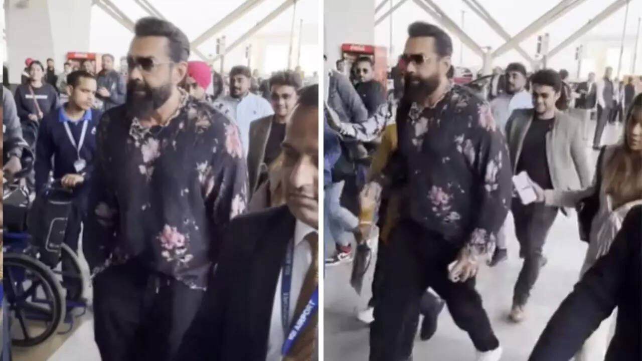 Bobby Deol Of Animal Gets Troll For Pushing Fan On Airport - एनिमल के ...