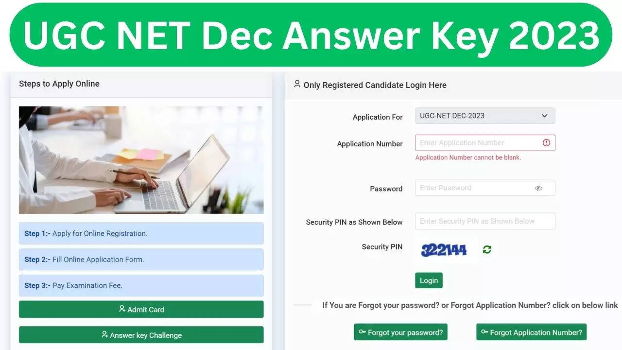 UGC NET Answer Key 2023 PDF Download from ugcnet.nta.ac.in UGC NET Answer Key technical snag ...