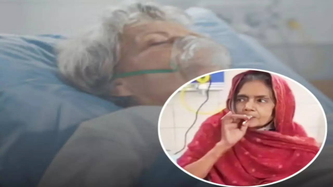 Viral Video Today woman seen smoking in ICU of Patna AIIMS | Times Now ...