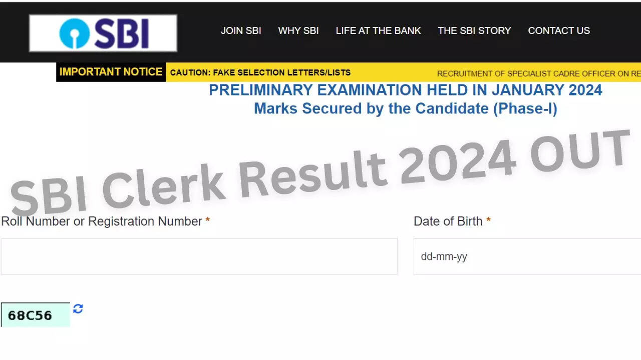 SBI Clerk Prelims Result 2024 Declared for 8283 Junior Associate Posts check on sbi.co.in ...