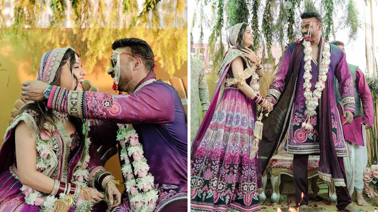 Divya Agarwal Troll As Fans Calls Worst Wedding Outfit For Her Dress ...